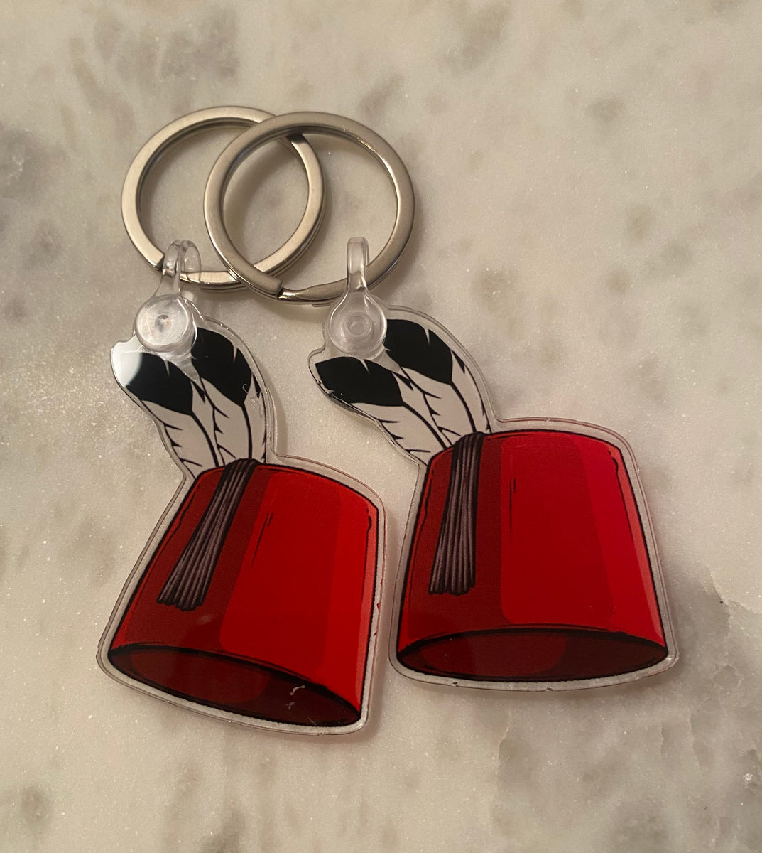 Moor Feather Keychain – The Els & Beys
